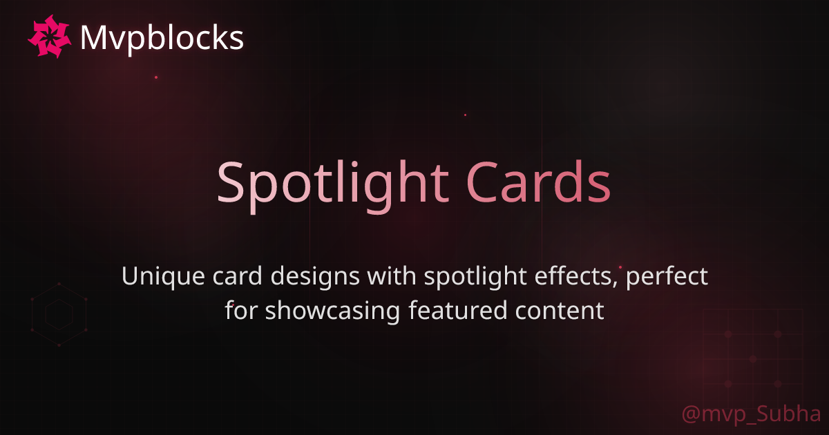 Spotlight Cards